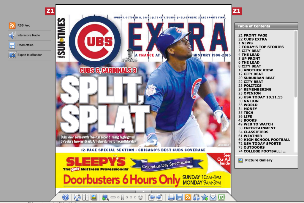 The Chicago Sun Times Today Right Now Is A Great Newspaper So Stop The Chicago Sun Times Today Right Now Is A Great Newspaper So Stop